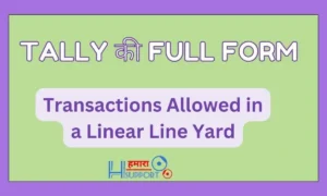 ‎टैली क्या है (What is Tally in Hindi) Tally Kya Hai?